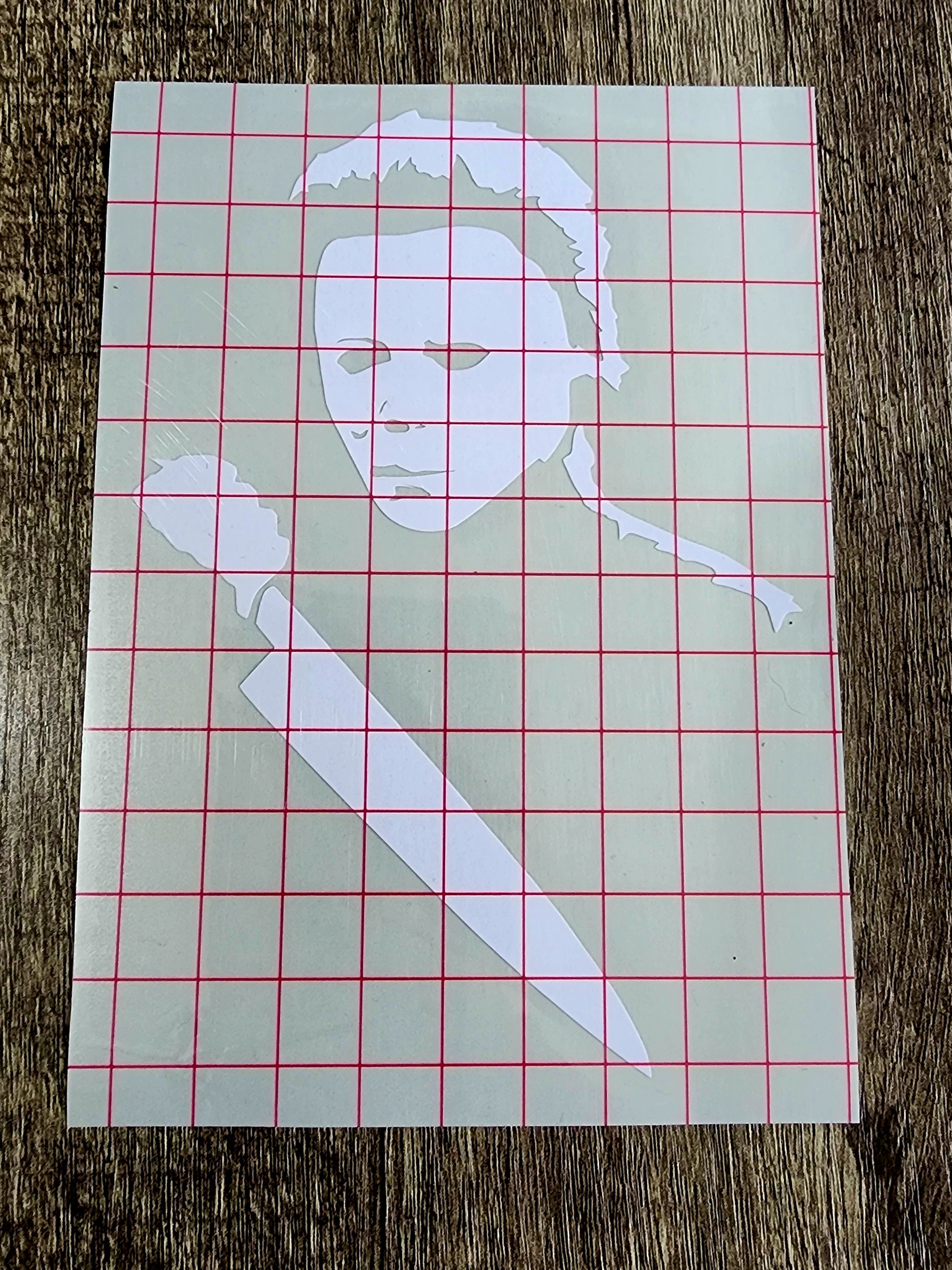 Michael Myers Halloween Vinyl Window Decal Slasher Movie Horror 70's 8 ...