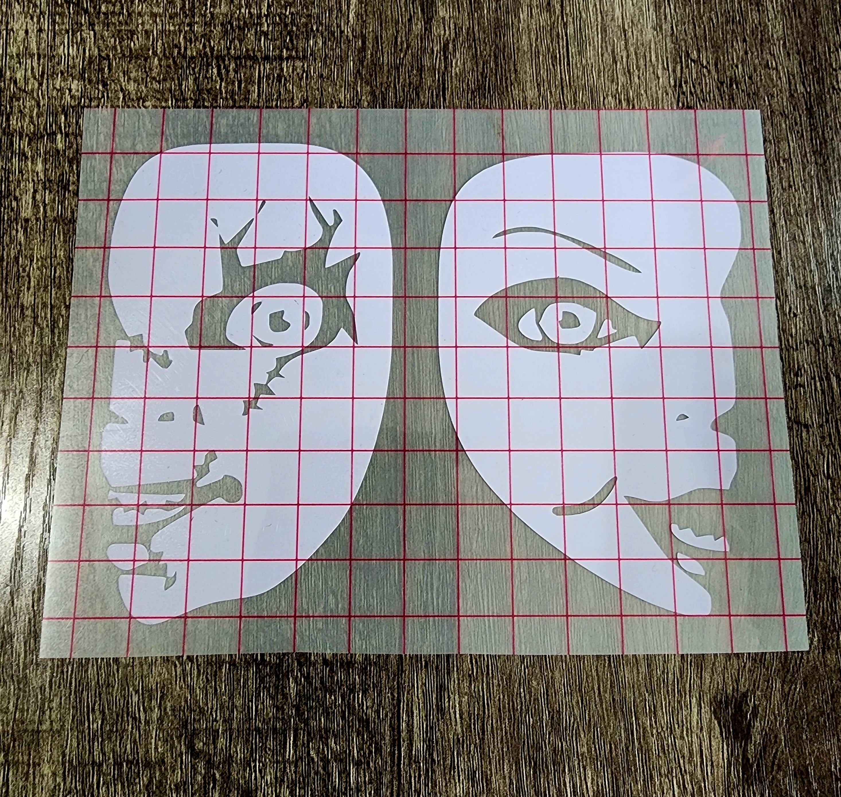 Chucky Child's Play Tiffany Vinyl Window Decal Bride of Chucky Horror ...